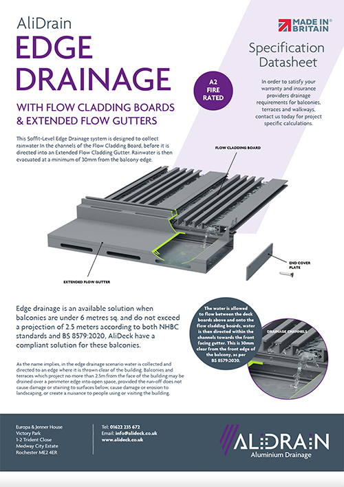 AliDrain Downloads:System & Specification Files » AliDeck